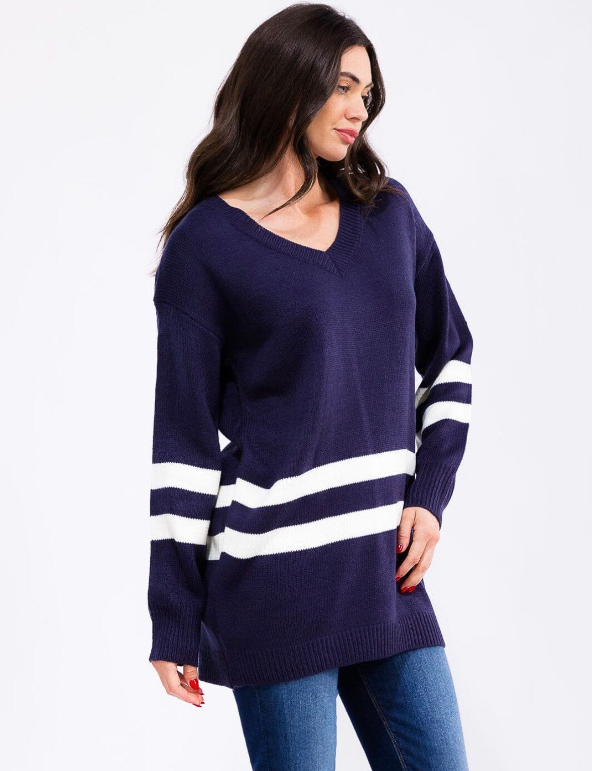 Namely Navy Sweater – A Gallerie